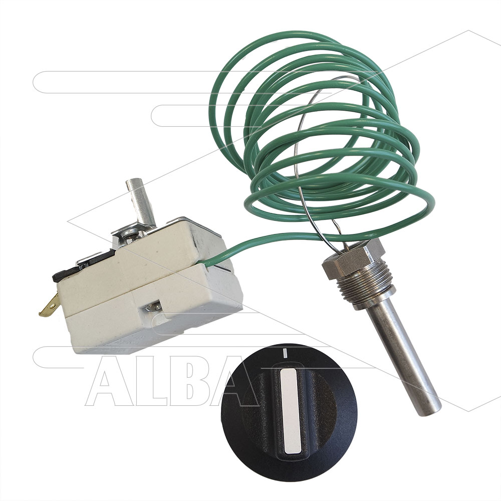 Thermostaat - EGO - 55.13029.120 - 1polig - 30 t/m 150°C | Alba Parts