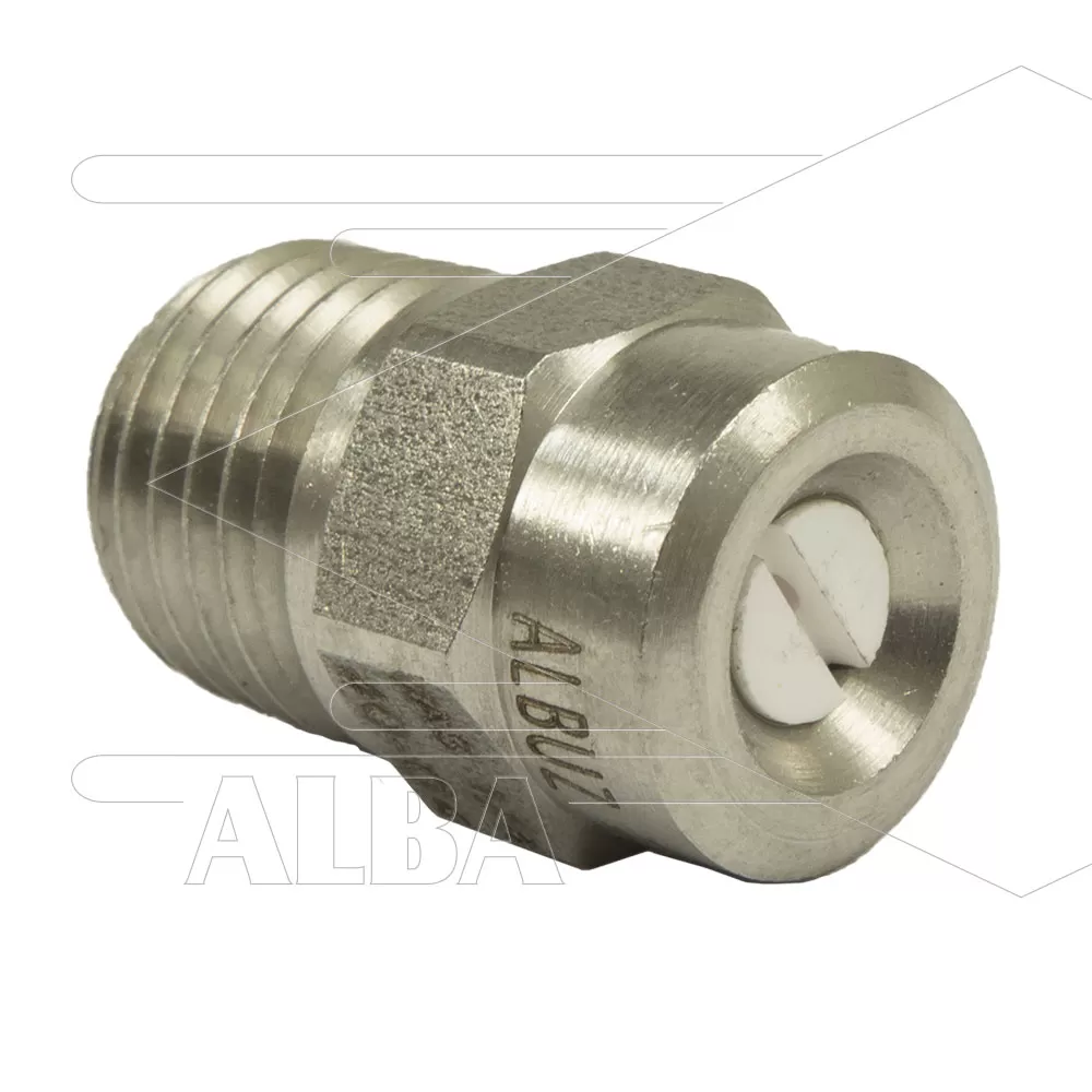 Nozzle 1/4" bu - 25040 - keramisch - spuithoek 25° | Alba Parts